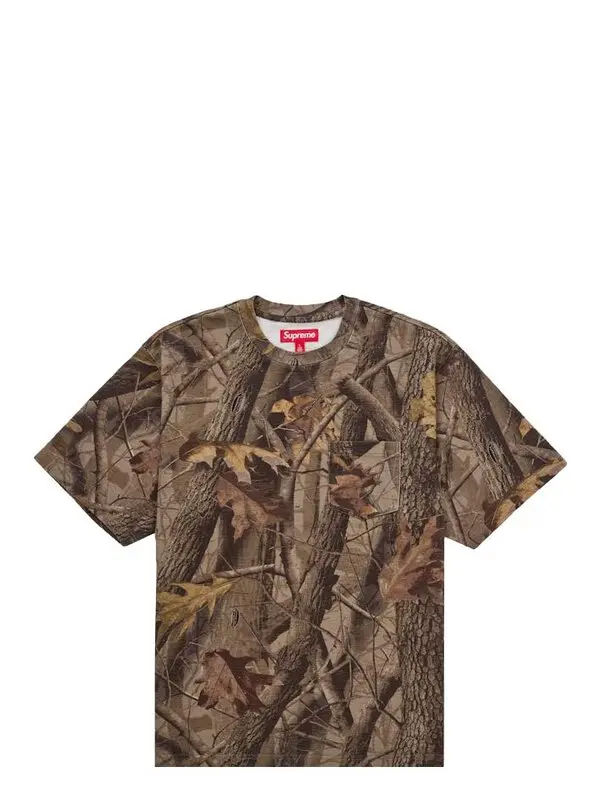 Supreme Short Sleeve Pocket Tee Shirt - Multicolor