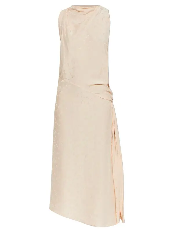 Victoria Beckham Asymmetrical Floral Dress - Pink
