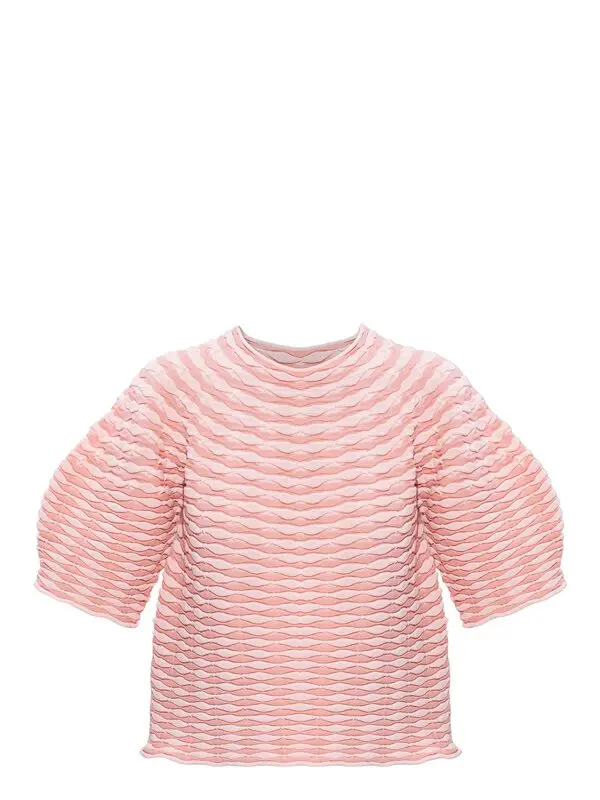 Issey Miyake Cropped Top - Pink