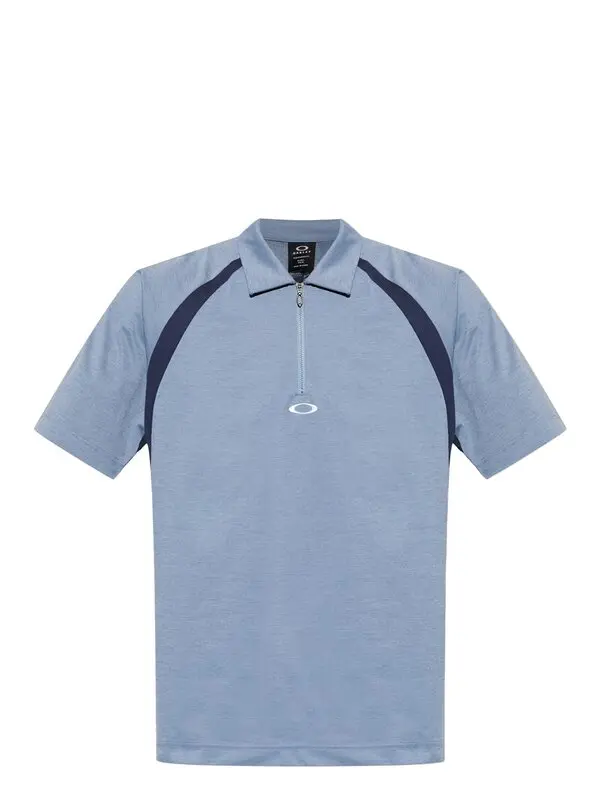 Oakley Polo With Embroidered Logo - Blue