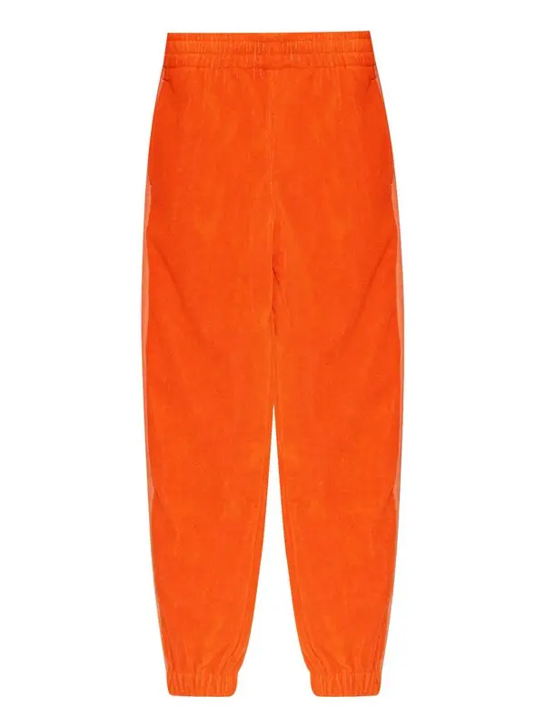 Versace Terry Cotton Jogger Trousers - Orange