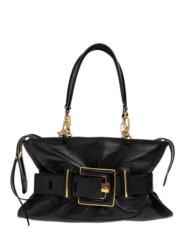 Balmain Anthem Shoulder Bag - Black