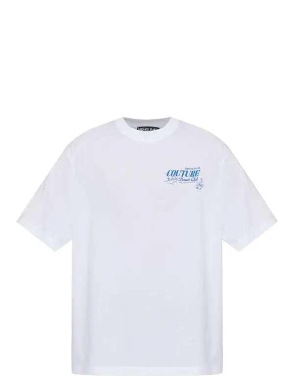 Versace T-shirt With Print - White