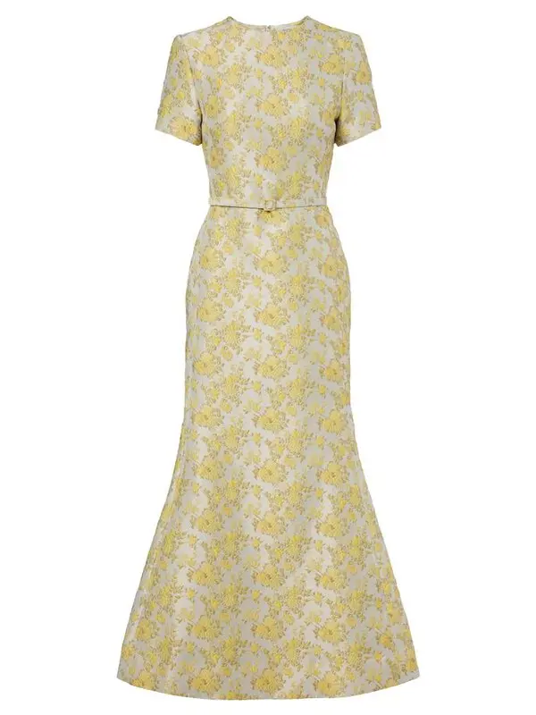 Simkhai Caraline Floral Jacquard Cocktail Dress - Multicoloured