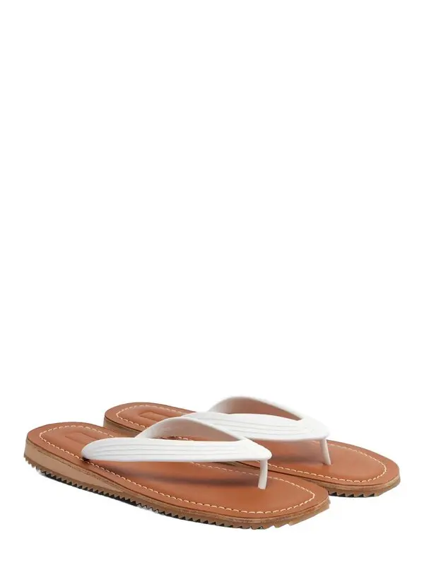 Miu Miu Thong Sandals - White