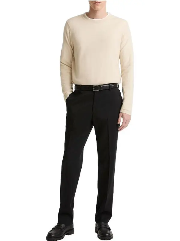 Vince Wool Classic Pant - Black