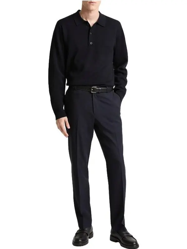 Vince Wool Classic Pant - Black