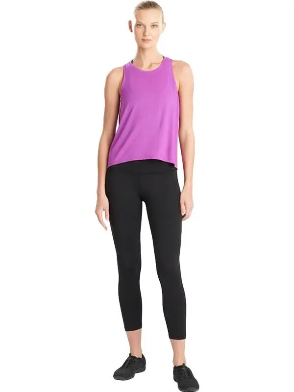 Natori Layering Elements High Low Tank - Purple