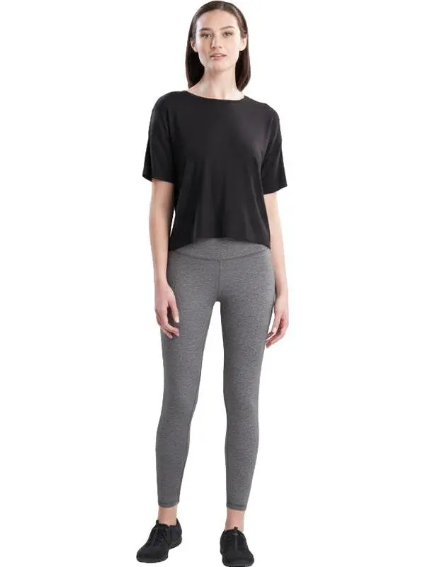 Natori Layering Elements Boxy Tee - Black