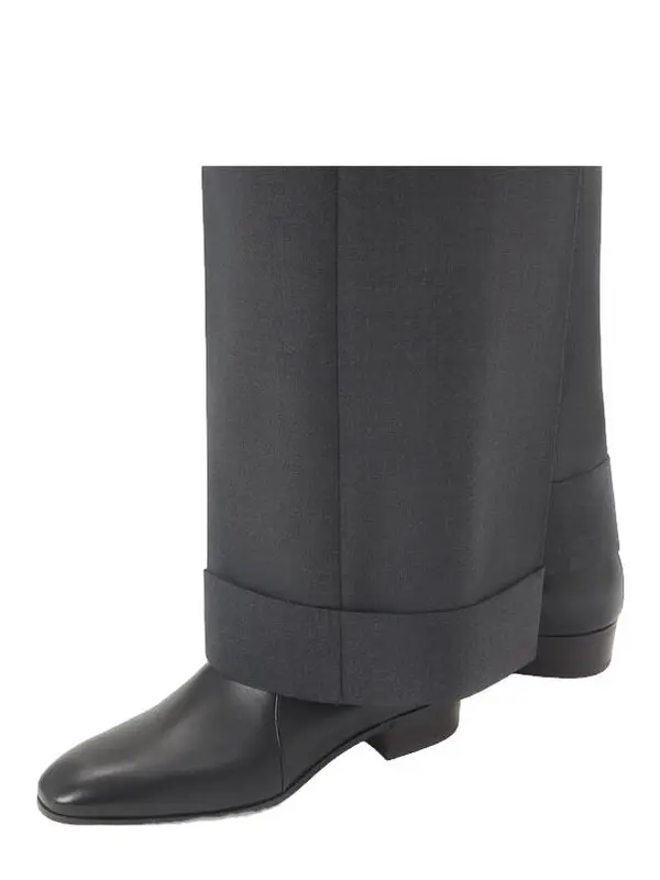 Valentino Garavani Pat Ankle Boot - Black