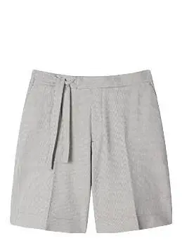 Paul Smith Stripe Seersucker Tie-waist Shorts - Grey