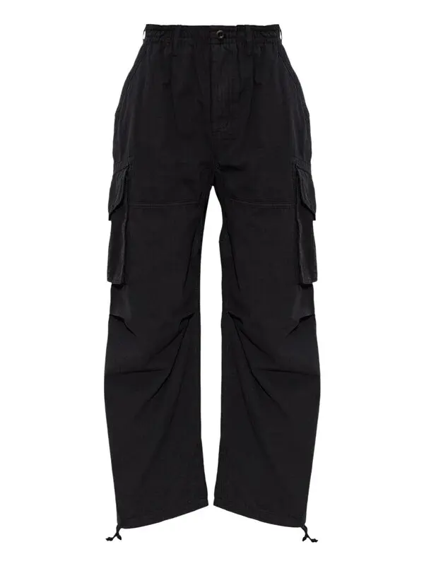 Alexander Wang Elastic Mid-rise Cargo Pants - Black
