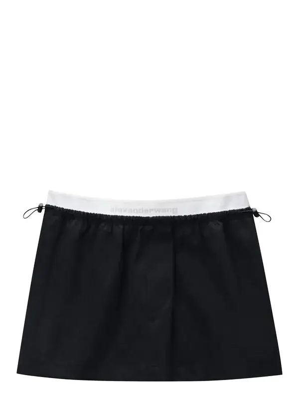 Alexander Wang Mid-rise Mini Skirt - Black