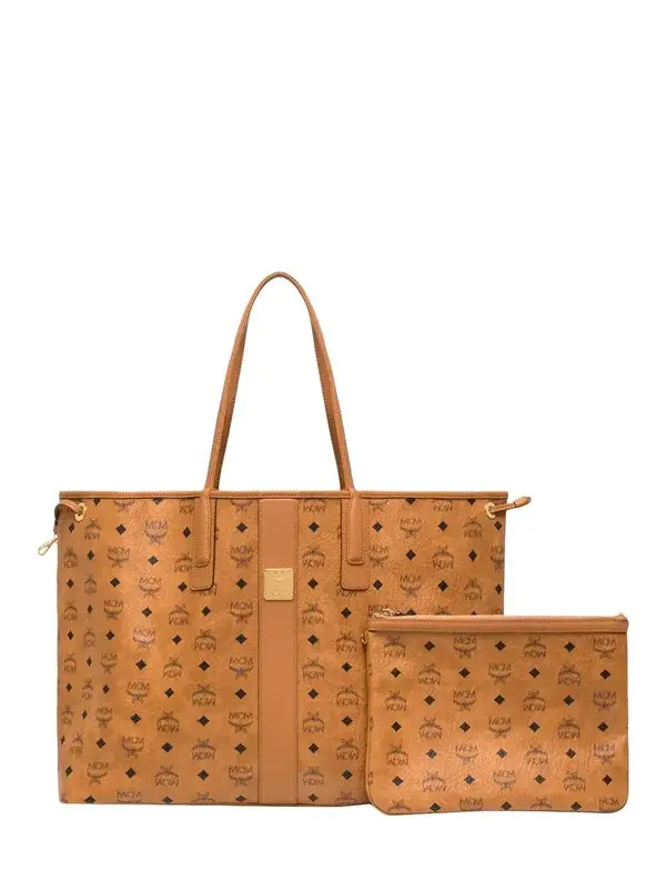 Mcm Liz Vi Large Shopper - Tan
