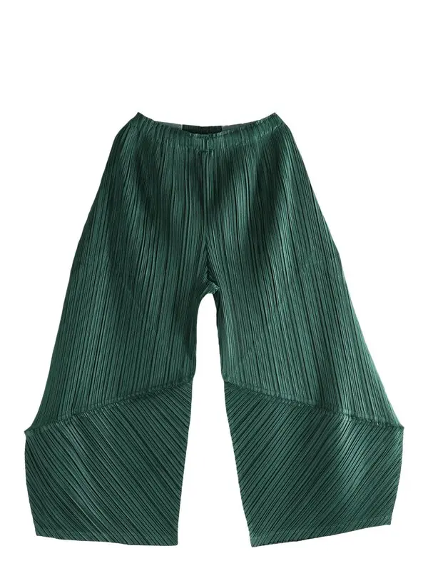 Issey Miyake Thicker Bottoms 2 Pants - Green