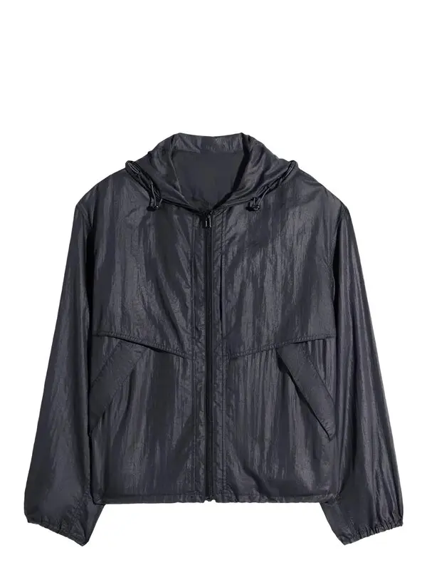 LEMAIRE Hooded Windbreaker - Black