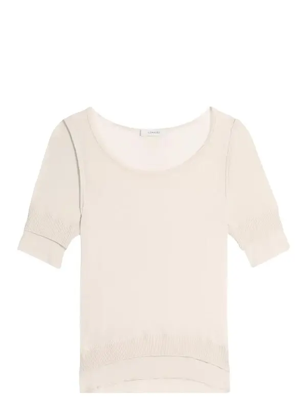 LEMAIRE Seamless Trompe L'oeil Top - White