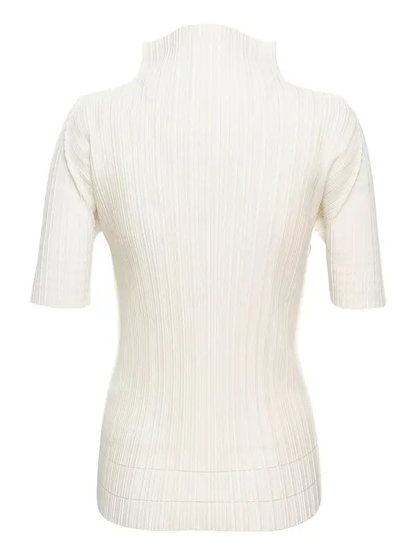 Issey Miyake Pleated Shirt - White