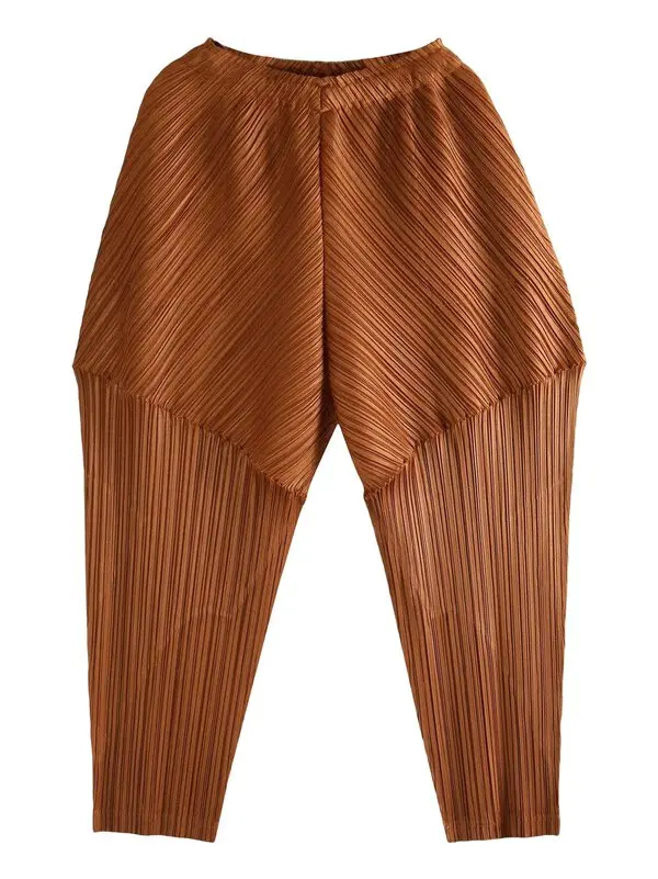 Issey Miyake Thicker Bottoms 2 Pants - Brown