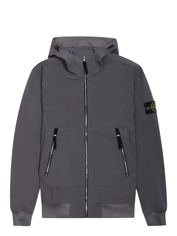 Stone Island Soft Shell Light Jacket - Blue