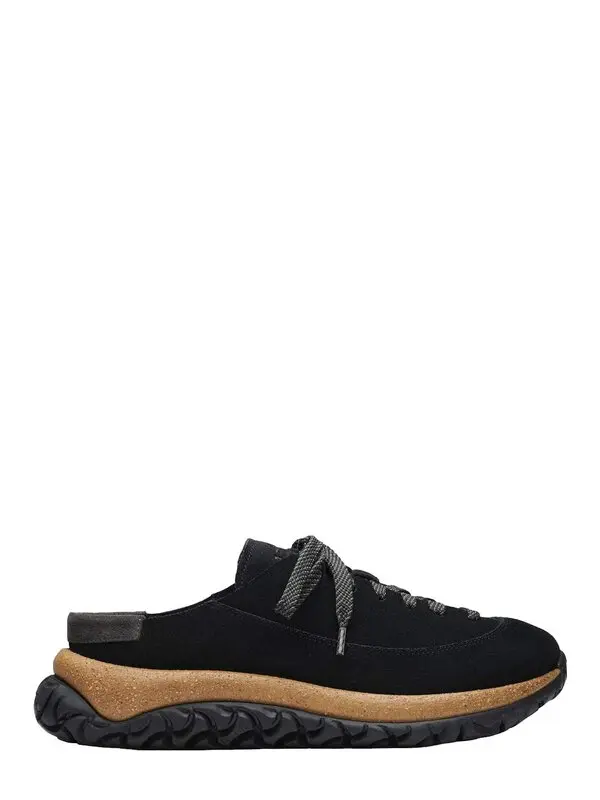 BIRKENSTOCK By Thibo Denis: Uerzell Suede Mule - Black