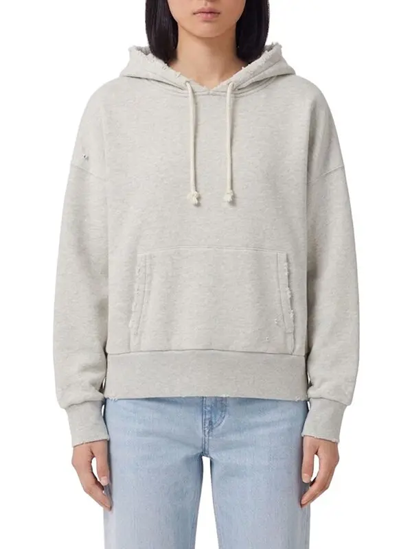 GOLDEN GOOSE Fleece-back Hoodie - Grey