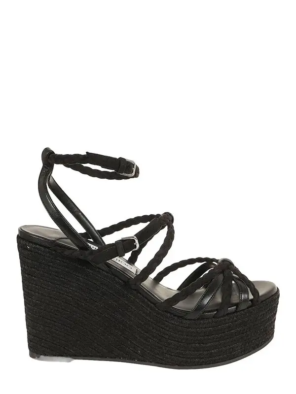 JIMMY CHOO Heeled Strappy Sandals - Black