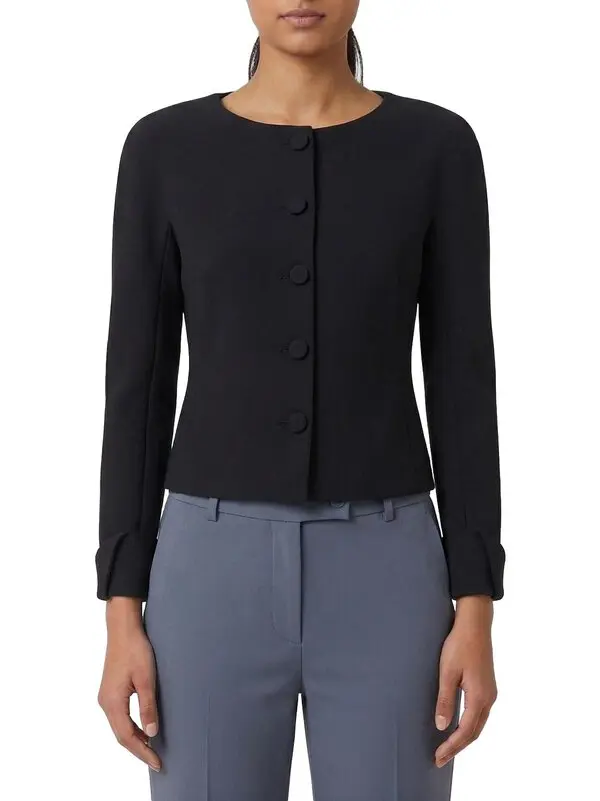 Chloé Wool Short Blazer - Black