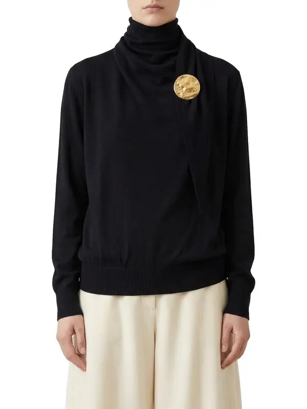 JIL SANDER Pullover Sweater - Black