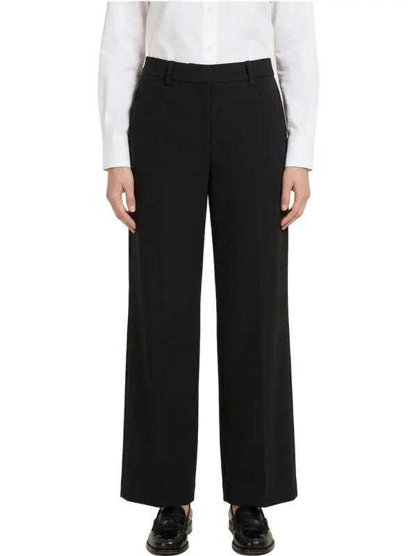 Max Mara Wide Leg Pants - Black