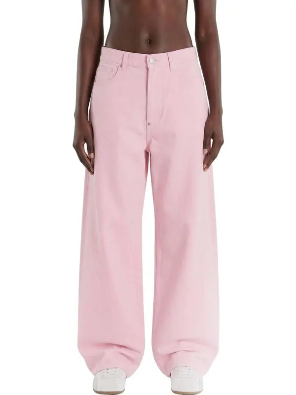 Kenzo Wide Leg Jeans - Pink