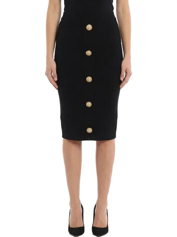 Balmain Pencil Skirt - Black