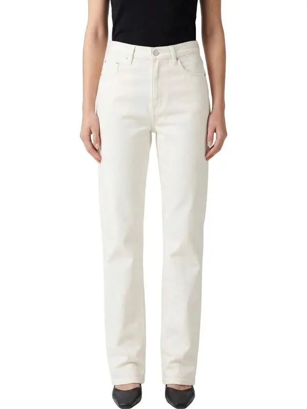 Loulou De Saison Straight Leg Jeans - Ivory