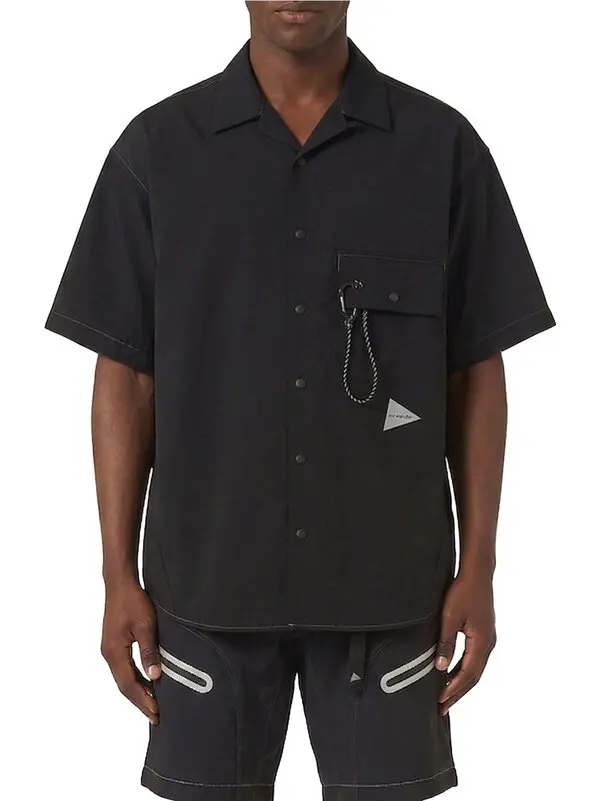 AND WANDER Button-up Shirt - Black