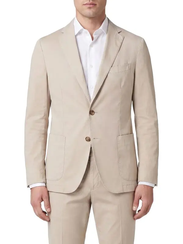 Boglioli Single-breasted Blazer - Beige