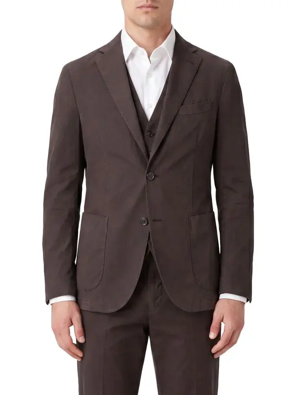 Boglioli Single-breasted Blazer - Cocoa