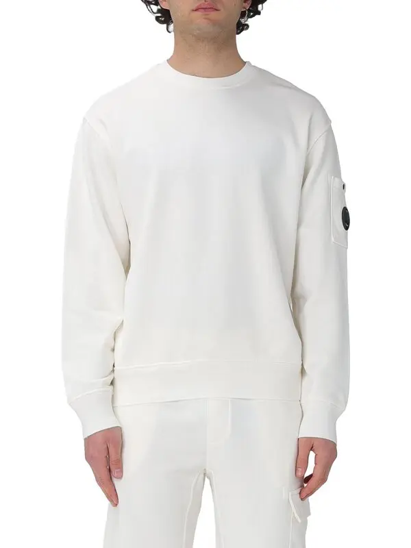 C.P. COMPANY Cotton Crewneck Sweatshirt - White