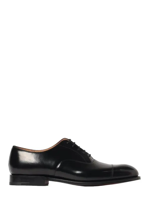 Church's Brushed Leather Oxford Shoes - Black
