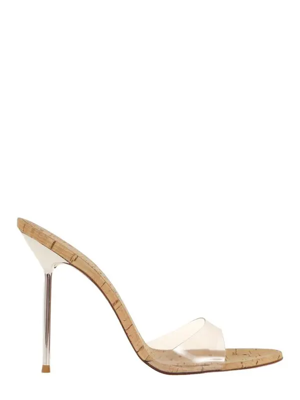 Paris Texas Heeled Sandal - Natural