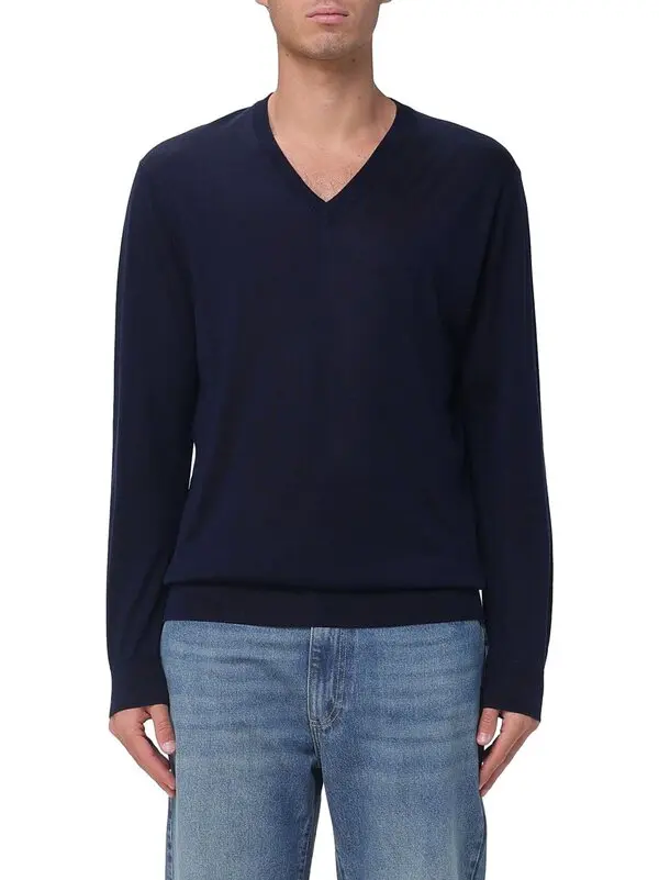 BALLANTYNE V-neck Sweater - Navy