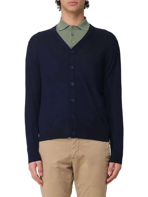 BALLANTYNE Silk Cardigan - Blue