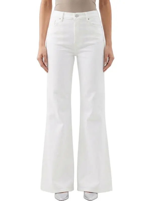 7 For All Mankind Flare Jeans - White