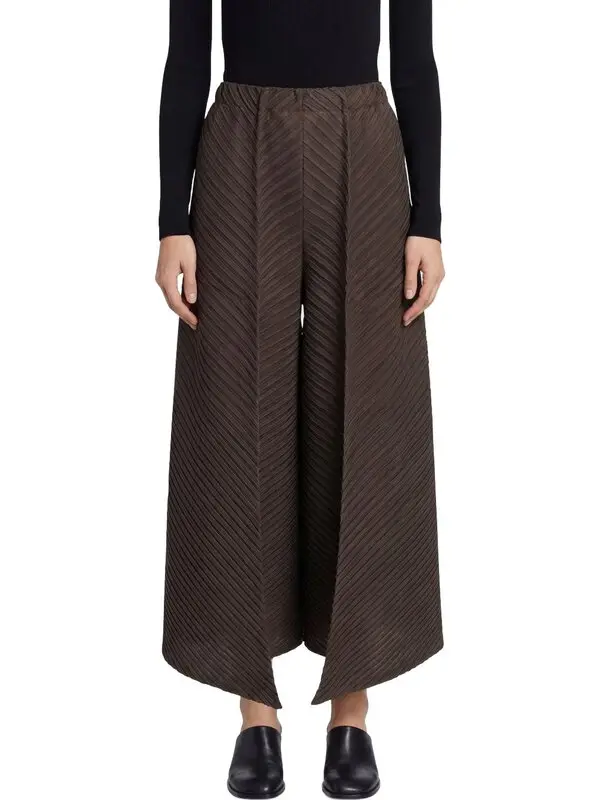 Issey Miyake Culottes - Brown