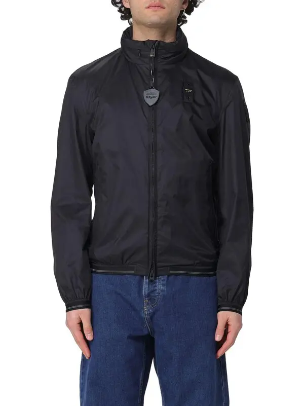 BLAUER. Polyester Bomber Jacket - Black