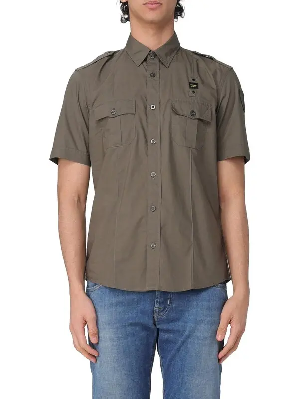 BLAUER. Shirt - Green