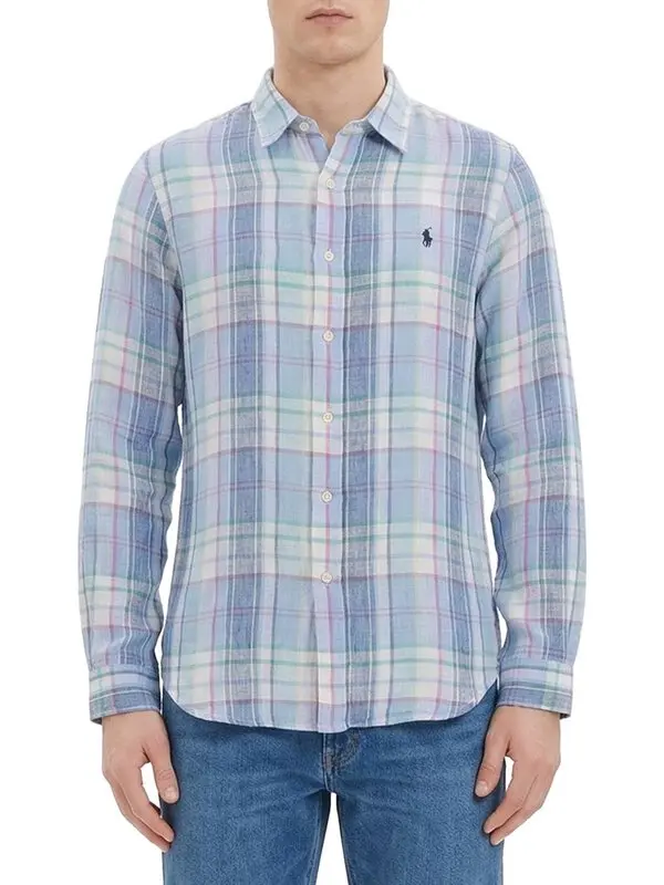 Polo Ralph Lauren Cotton Check Casual Shirt - Blue