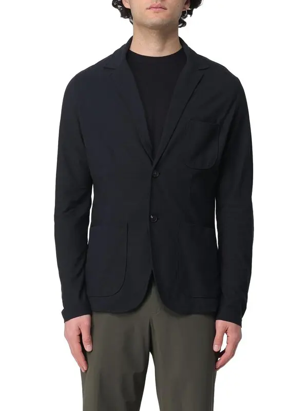 ZANONE Cotton Single-breasted Blazer - Black