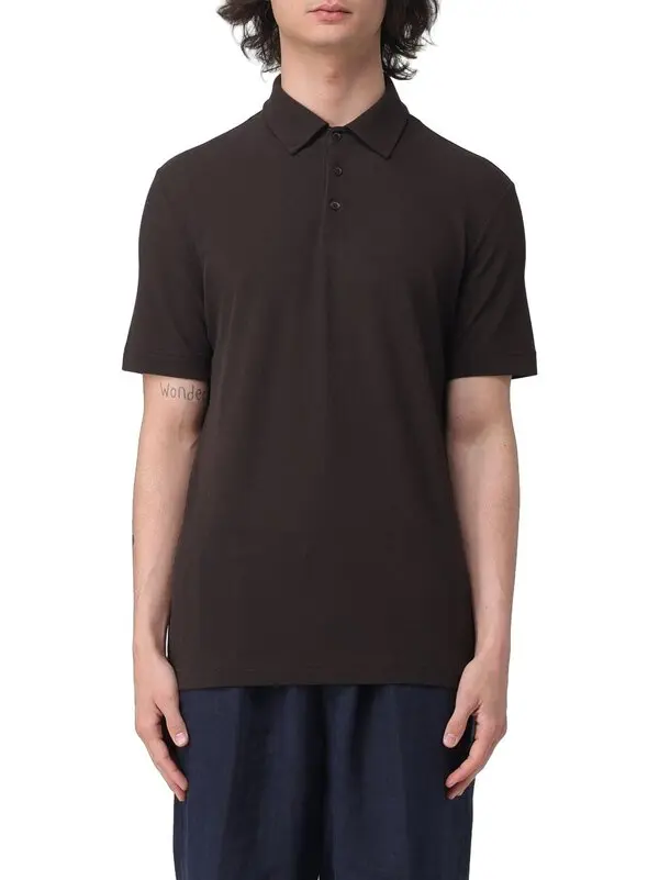 ZANONE Polo Shirt - Brown