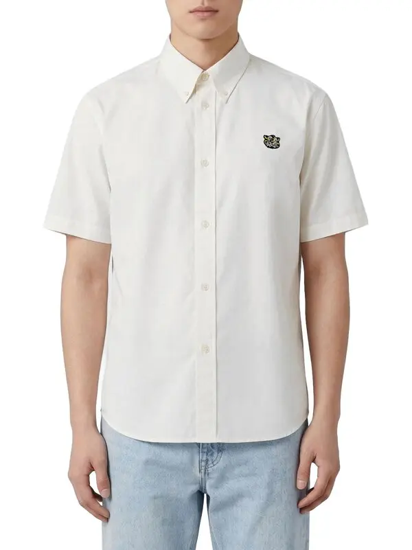 Kenzo Cotton Casual Shirt - White