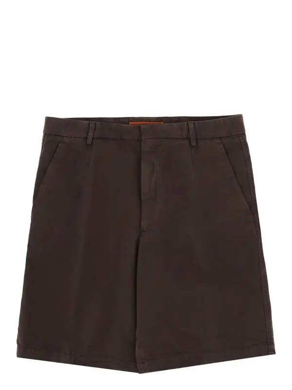 Zegna Cotton Shorts - Brown
